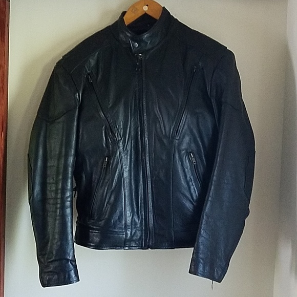 Wilsons Leather | Jackets & Coats | Mens Leather Motorcycle Jacket ...